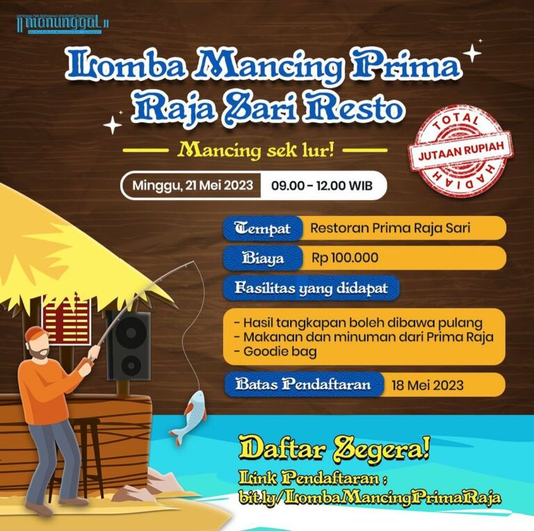 Lomba Mancing Prima Raja Sari Resto: Hadiah Jutaan Rupiah! – seremonia.id