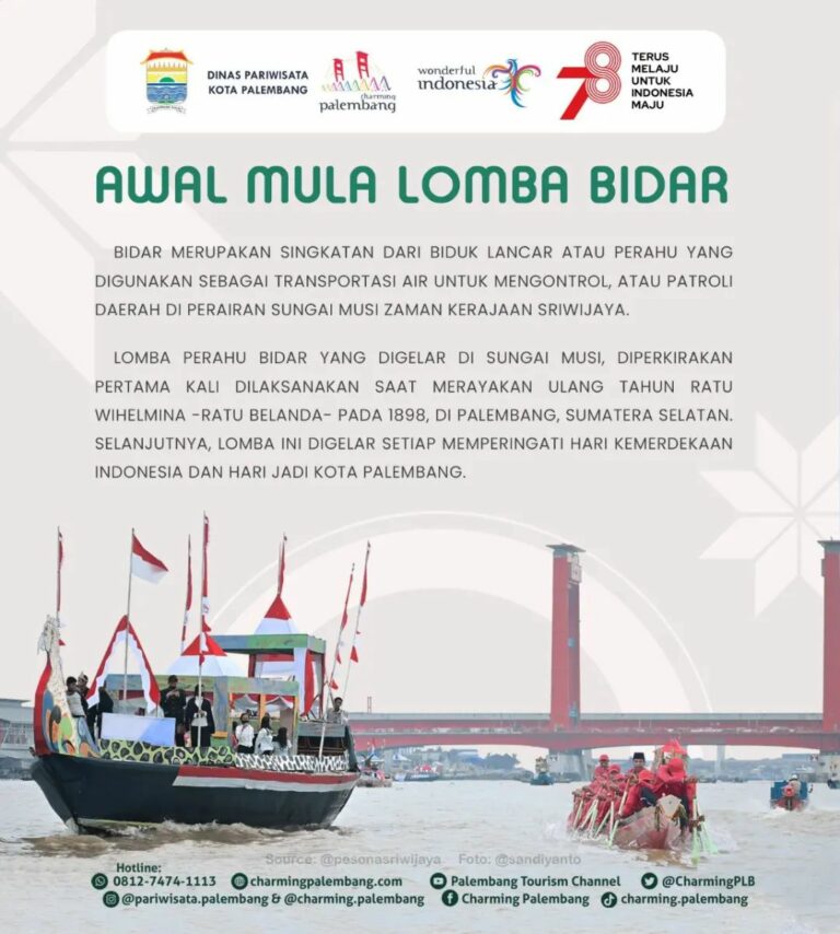 Lomba Perahu Bidar di Sungai Musi, Palembang: Kembali Meriahkan ...