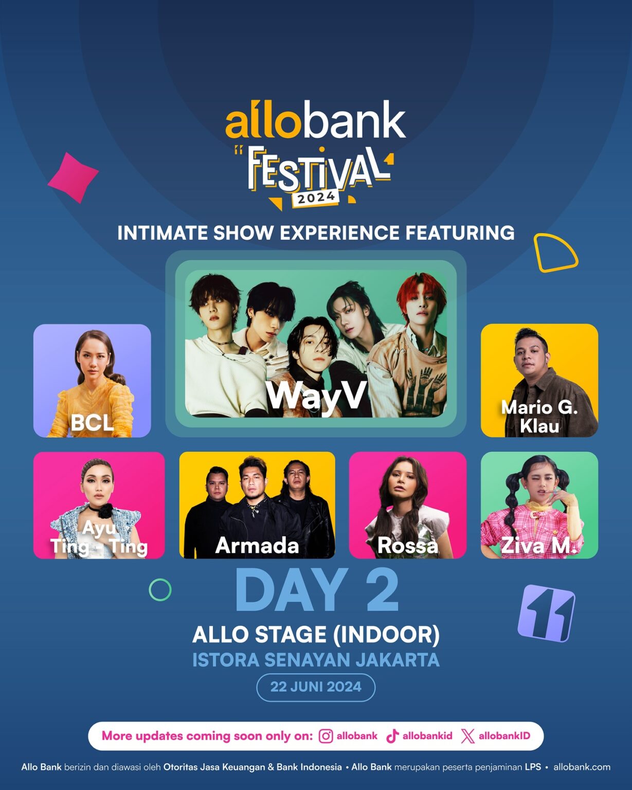 Pengumuman Line-Up Fase Kedua Allo Bank Festival 2024 - seremonia.id