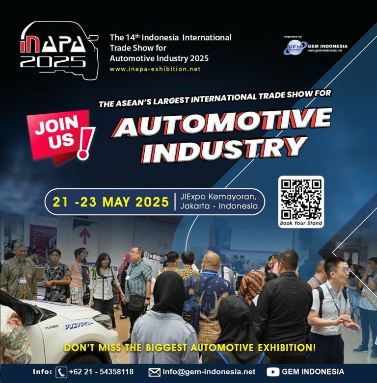 INAPA 2025: Pameran Otomotif Internasional Digelar di Jakarta pada Mei ...