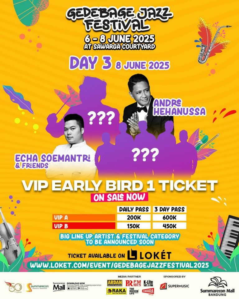 Gedebage Jazz Festival 2025 Siap Meriahkan Bandung Timur - seremonia.id